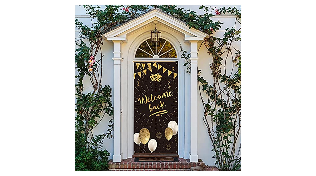 INNORU Welcome Back Door Banner - Large Party Decor