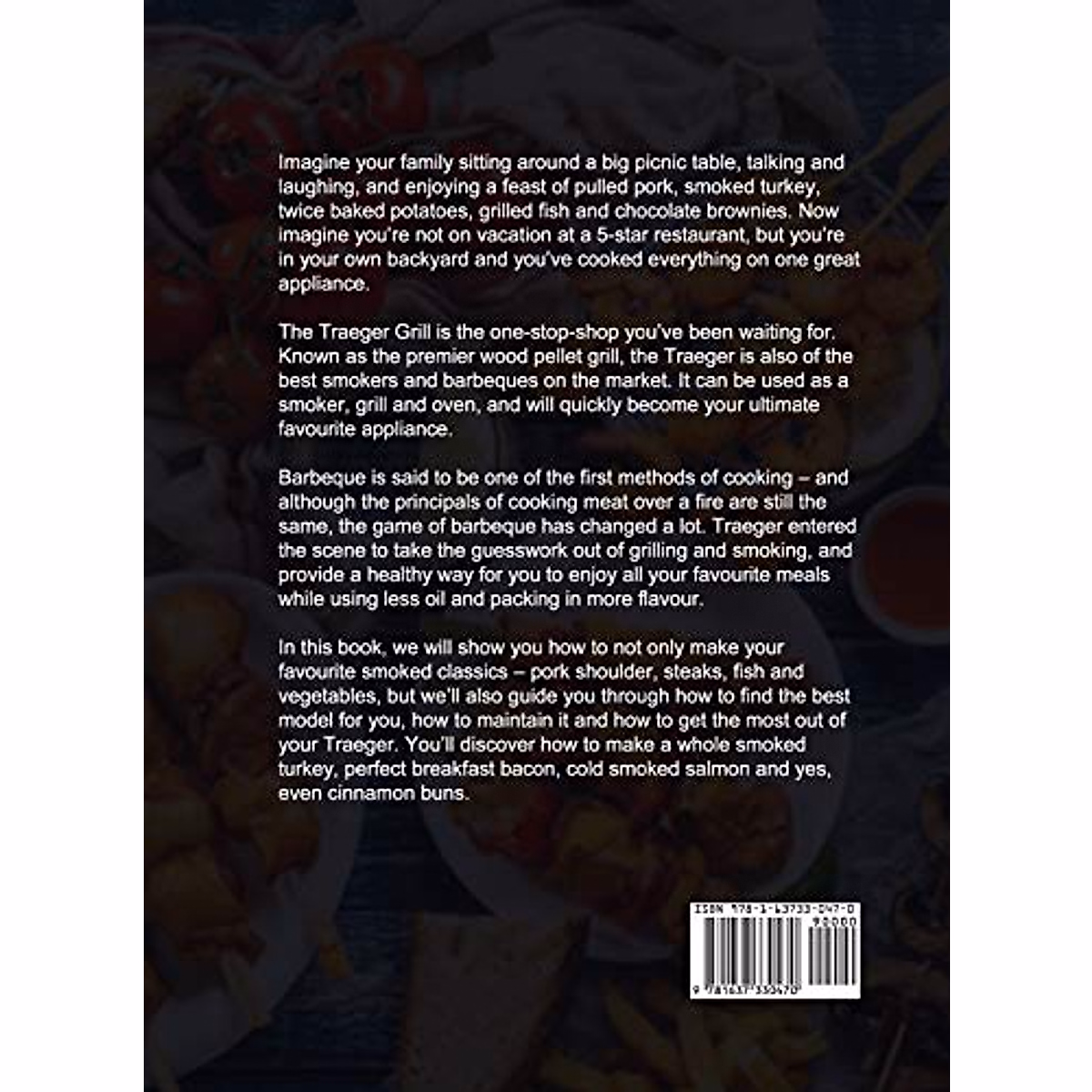 Traeger Grill Bible: The Complete Wood Pellet Grill & Smoker Cookbook with 500 Tasty Recipes for Beginners and Advanced User