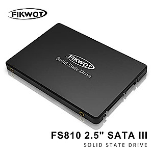 Fikwot FS810 1TB SSD SATA III 2.5" 6GB/s, Internal Solid State Drive 3D NAND Flash (Read/Write Speed up to 550/500 MB/s) Compatible with Laptop & PC Desktop