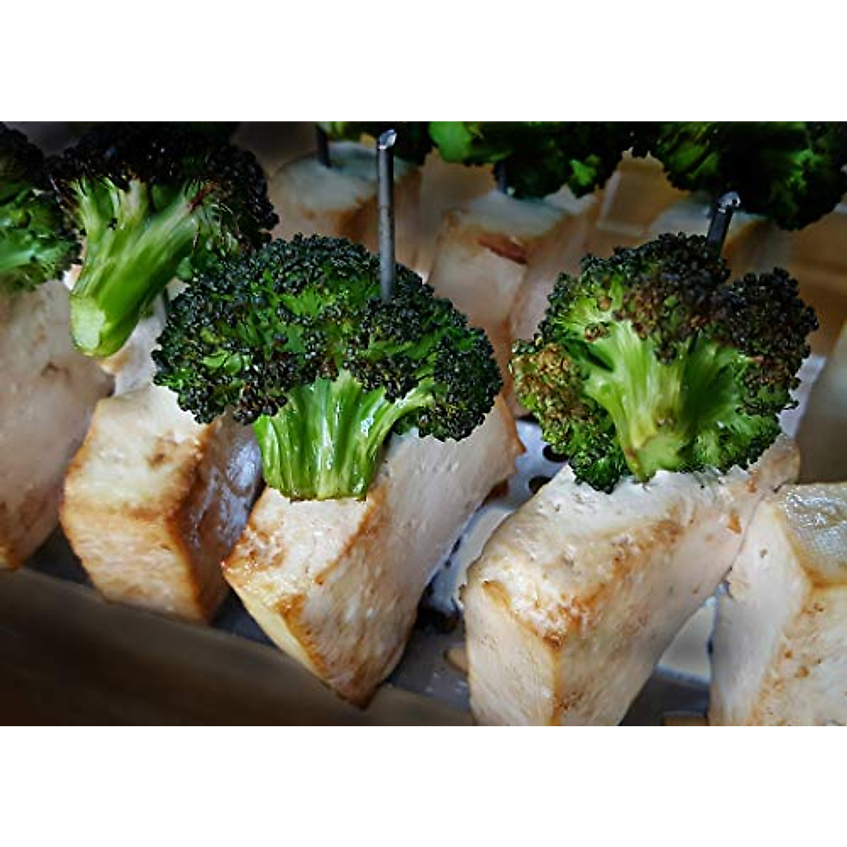 VERTIGRILLE Vertical Skewer Rack - 2 Pack (24 skewers) - Air Fryer Rack - Smoker Rack - Grill and Oven Chicken Wing Rack and Much More