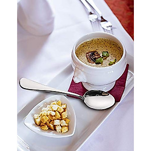 Hiware 12-piece Stainless Steel Teaspoons, Spoons Silverware Set, Dishwasher Safe - 6.7 Inches