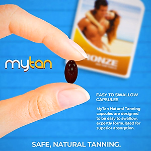 MyTan Ultimate Tanning Pack | Bronze & Boost Tanning Pills | Worldclass Sun Tan Pills | Tan Faster, Darker, Longer
