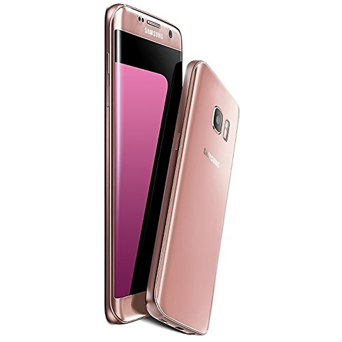 Samsung Galaxy S7 Edge Factory Unlocked Phone 32 GB - Internationally Sourced (Middle East/Afican/Asia) Version G935FD- Pink Gold