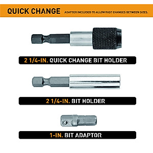 Jackson Palmer 218 Piece Ultimate Screwdriver Bit Set, High Grade Carbon Steel, Includes Hard-to-Find Security Bits