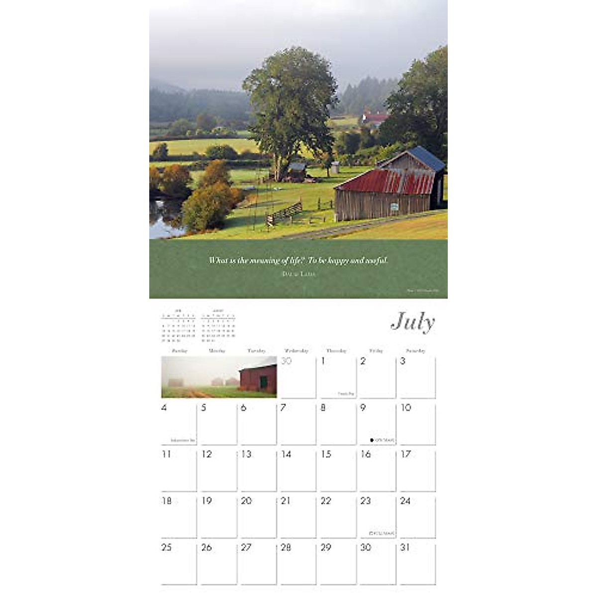 2021 Simplicity Inspirations for a Simpler Life 16-Month Wall Calendar