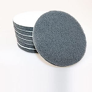 30PCS 3 inch Scrubber Pads Headlight Restoration Kit VÉZAAR Scouring Pad Hook and Loop Car Hub Cleaning Auto Painting Polishing Sanding Discs 600 to 800 Grit