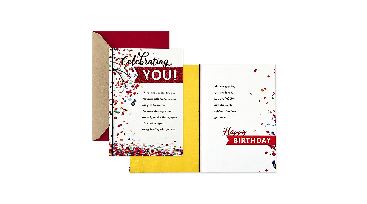 Hallmark DaySpring Religious Birthday Card - Celebrate Faith