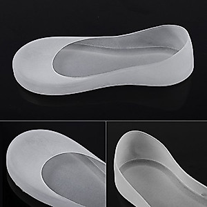 Silicone Socks, 1Pair Silicone Moisturizing Socks Comfortable and Reusable Moisturizing Gel Socks for Women Men Dry Cracking Skin (L)