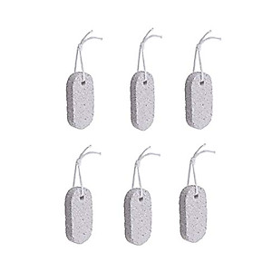 Toukeroue Hamster Chew Stones, 6 Pack Natural Volcano Lava Block Hamster Teeth Grinding Stones, Small Animal Teeth Molar Grinding Toys for Guinea Pig Hamster Rabbit Chinchilla Bird Parrot