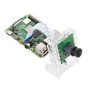 Arducam for Raspberry Pi Camera Module with Case, OV5647 Sensor Adjustable and Interchangeable Lens M12 Board, Focus and Angle Enhancement for Raspberry Pi 5/4/3/3 B+, and More