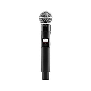 Shure QLXD2/SM58 Wireless Handheld Microphone Transmitter with SM58 Capsule (Receiver Sold Separately) - G50 Band