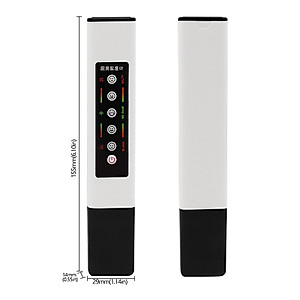 XROLAND Food Salinity Tester Meter Detector, Salinity Electronic Meter Tester, LED Display Salinity Meter Kitchen Supply, Size:Approx.155x29x14mm