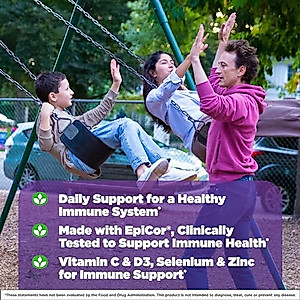 Natrol Immune Boost Capsules, Immune Support Dietary Supplement, Made with EpiCor Clinically Tested, Includes Vitamins C, D3, Selenium and Zinc, 30 Count