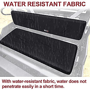 StarknightMT UTV Mule Pro Seat Covers Waterproof 1680D Mule Seat Covers Compatible with Kawasaki Mule PRO-FXT FX DXT DX 2015-2023 Durable Mule PRO FXT Accessories