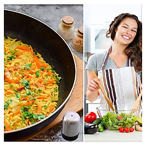 QUANXILXU Salt and Pepper Shakers 2 Pcs Salt and Pepper Pots Portable Multifunction Pepper Dispensers for Sugar Salt and Other Spices