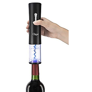 Ozeri Gusto Electric Wine Opener, Black