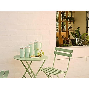 Stanley Quencher H2.0 Tumbler with Handle and Straw 40 oz | Flowstate 3-Position Lid | Cup Holder Compatible for Travel | Insulated Stainless Steel Cup | BPA-Free | Matcha Cream