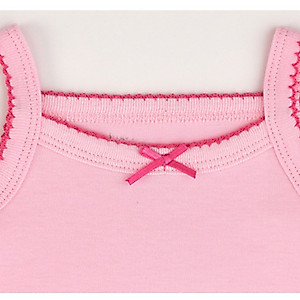 Infant/Toddler Baby Girls Spaghetti Strap Bodysuit Sleeveless Baby Tank Top Cotton Baby One-Pieces Pack of Summer Baby Clothes Outfit (2-3T)