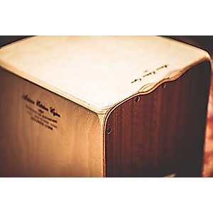Meinl Artisan String Cajon with Mongoy Frontplate / Baltic Birch Body - MADE IN SPAIN - Bulería Line, 2-YEAR WARRANTY (AEBLMY)
