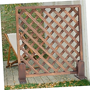 GRIRIW Solid Wood Screen Base Fences Screen Feet Household Divider Base Home Divider Stand Folding Room Divider Stand Room Partition Support Bases Useful Privacy Screen Holders Wooden