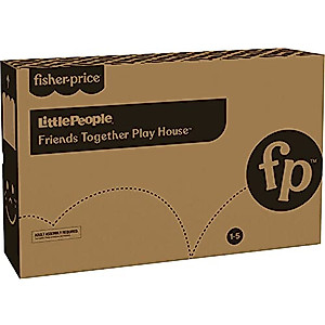 Fisher-Price Little People Toddler Playset Friends Together Play House Interactive Learning Toy with Smart Stages for Ages 1+ Years