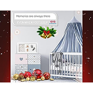 Baby Hand and Footprint Kit - Newborn Keepsakes for Baby Boys and Girls - Non-Toxic Ink and Clay Kit with White Photo Frame, for Baby Shower, Baby Registry and Nursery Decor.