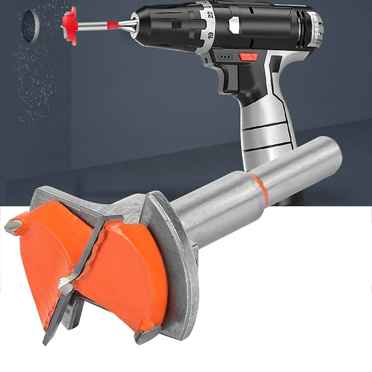 Forstner Drill Bits Wood Hole Saw Bits 35mm Steel Boring Positioning Drill Bit Wood Hole Saw for Cupboard Cabinet Hinge