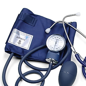 Graham-Field 100-019LA Lumiscope Blood Pressure Kit with Aneroid Sphygmomanometer and Stethoscope, Large Adult Cuff