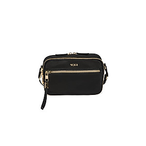 TUMI Voyageur Langley Crossbody - Black/Gold