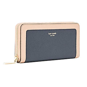 Kate Spade New York Women's Margaux Slim Continental Wallet, Light Fawn Multi