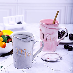 Jumway Mrs and Mrs Coffee Mugs Lesbian Girlfriend Wedding Gifts Unique Gift Mugs for Lesbian Couple Gifts