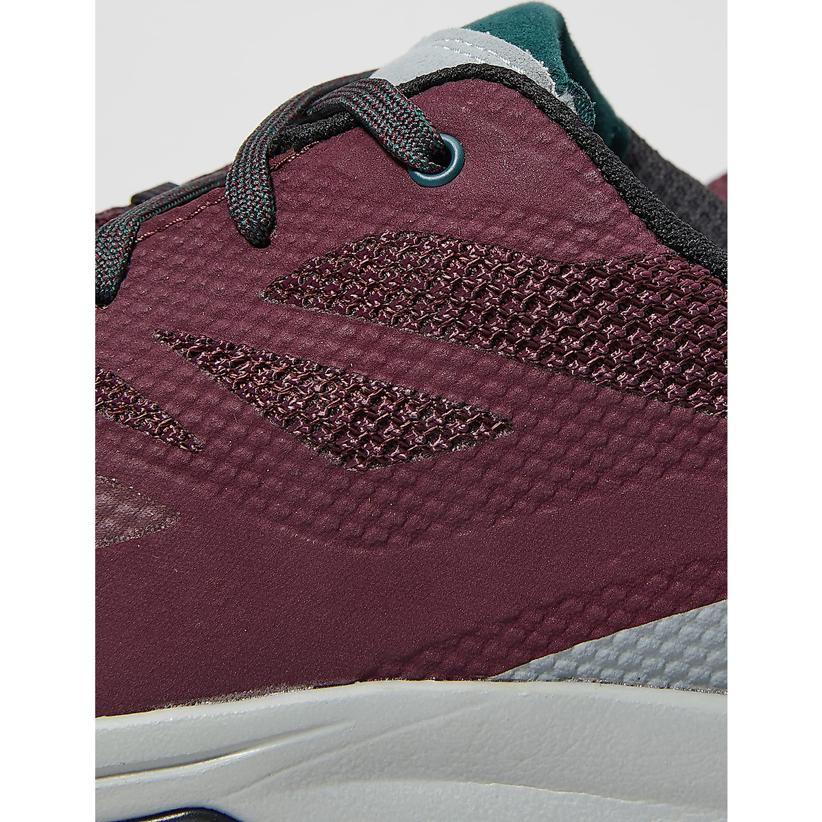 Salomon Outline Hiking Shoes for Women, Wine Tasting/Quarry/Green Gables, 5