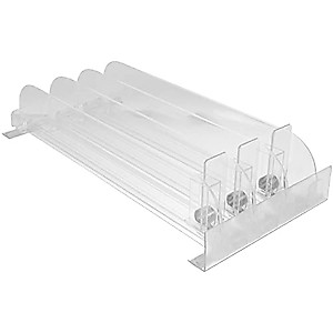 3pcs shelf pusher product display merchandise display vending machine organizer fast glide pusher cosmetics fridge soda dispenser can organizer soda can pusher tray Drink Propeller