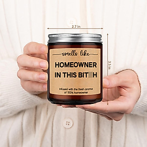 LEADO Scented Candle - Housewarming Gifts, Funny Gifts for New Homeowners - House Warming Gifts New Home, Housewarming Gifts for Women, New Homeowner Gifts - New Apartment, New Home Gifts Ideas