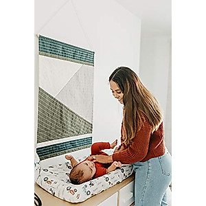 Premium Knit Diaper Changing Pad Cover"Jo" by Copper Pearl