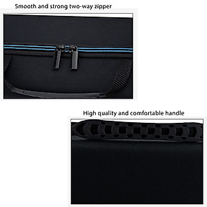 Case for Samsung The Freestyle Projector & Battery Base All Accessories Storage, Compatible with 30” - 100” The Freestyle 2nd Gen EVA Hard Bag Anti-Scratch Anti-Collision (Black)