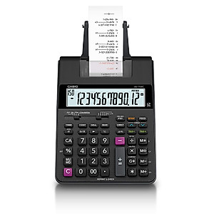 Casio HR-170RC Mini Desktop Printing Calculator, Small