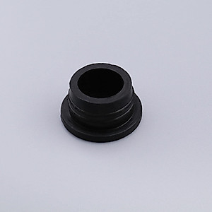 Micro Traders 2PCS Pool Ladder Rubber Bumper 39mm Ladder Stopper Cushion Buffer Guard Plug for 42mm Ladder Diameter Swimming Pool Ladder Accessories Black