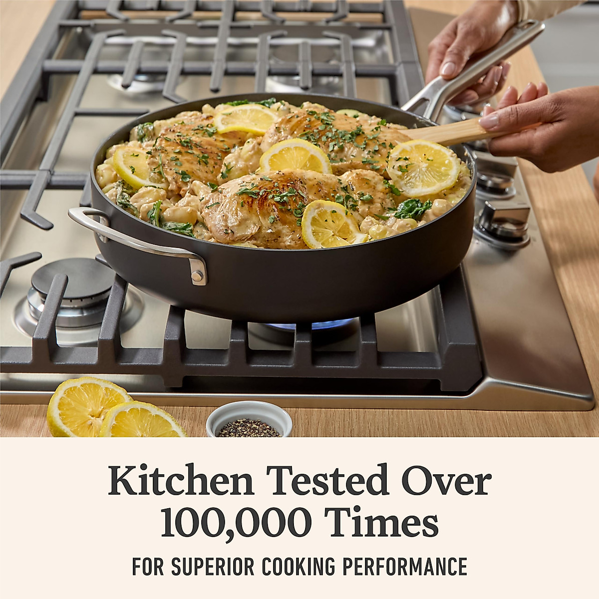 Calphalon® Hard-Anodized Nonstick 5-Qt. Sauté Pan with Lid