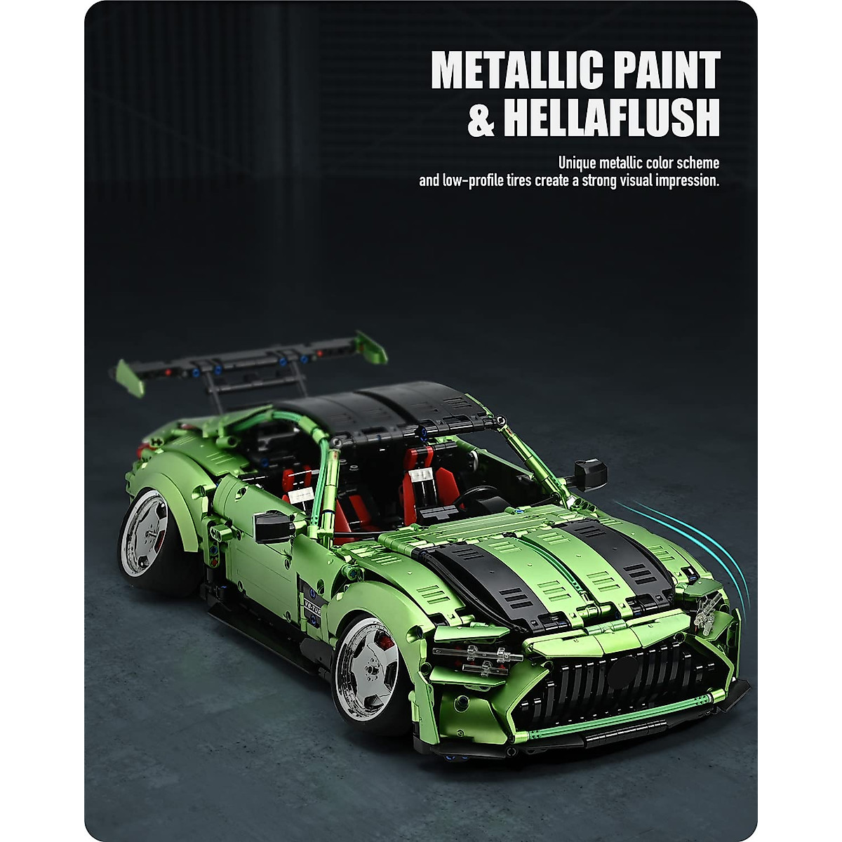 Nifeliz GT Race Car Building Set and Engineering Toy, Adult Collectible Technology car Building Kit, 1:10 Scale Super Car Model for Adults Men Teens Compatible with Lego (2878 PCS)