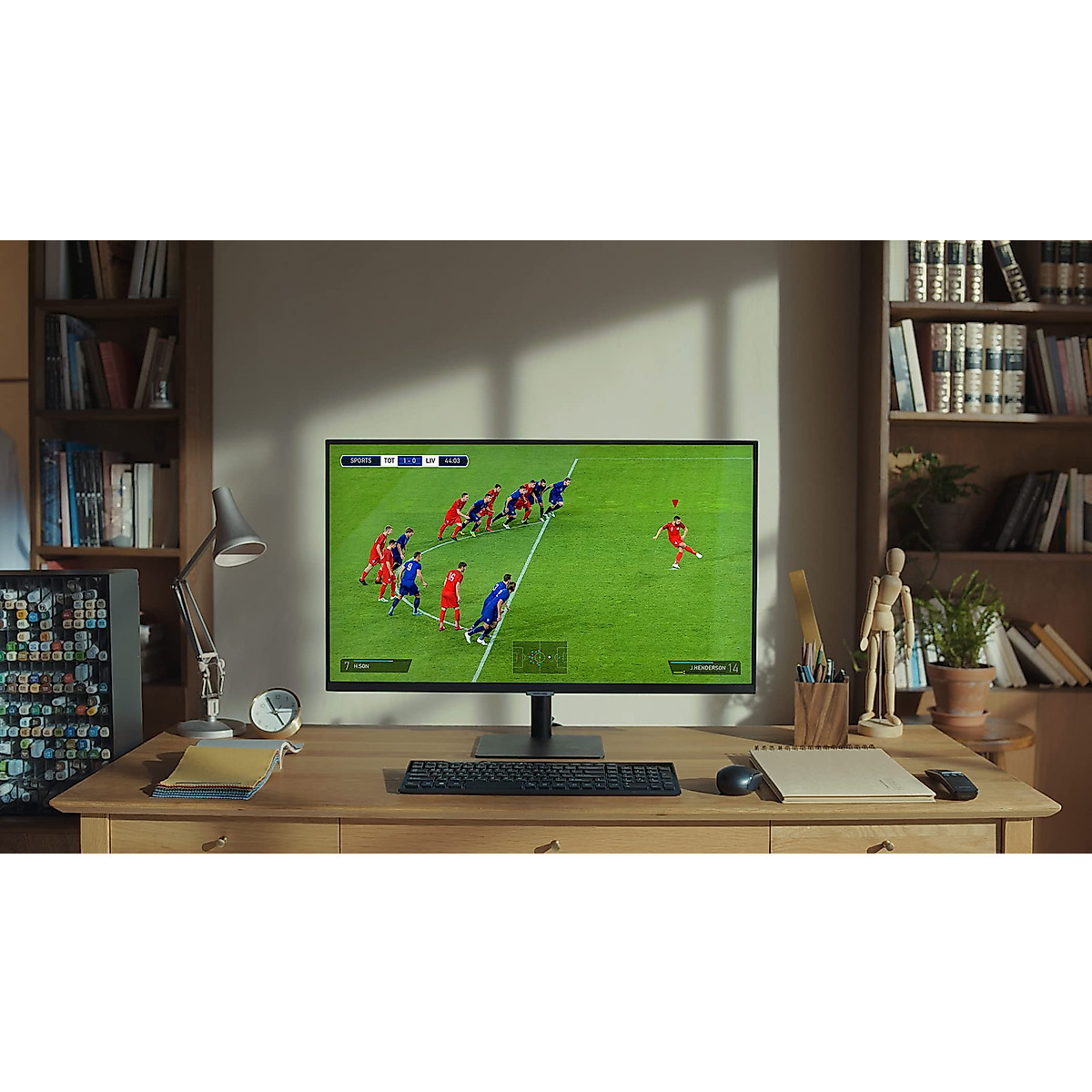 SAMSUNG 32" M7 Smart Monitor&Streaming TV, 4K UHD, Adaptive Picture, Ultrawide Gaming View, Watch Netflix, HBO, PrimeVideo, AppleAirplay, Alexa,BuiltIn Speakers, Remote,HDMI,USB-C,LS32AM702UNXZA,Black