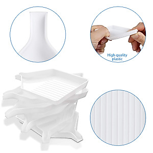 6PCS Plastic Diamond Art Painting Bead Sorting Trays (3.8 x 2.2 Inches), Accessories and Tools for DIY Crafts