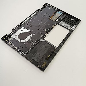 wzqrps Replacement Laptop Upper Case Palmrest Backlit Keyboard Assembly Part for Dell Latitude 14 3420 E3420 04PX9K 4PX9K Black