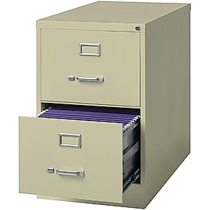 Scranton & Co 2 Drawer Legal File Cabinet in Putty