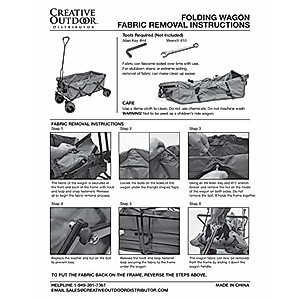 Creative Outdoor Wagon for Kids Push Pull Collapsible Stroller All-Terrain Folding Cart, Supports Upto 150lbs Weight Capacity | with Divider | Beach Park Garden & Tailgate | Green