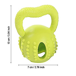 Dog Rope Toys for Aggressive Chewers Square Ring Interactive TPR Chew Toy with Cheese for Dogs Teeth Cleaning and Puzzle Solving Dog Toys (Green, One Size)
