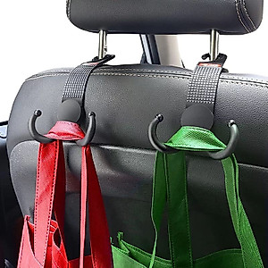 Strong Nylon hooks for car headrest (1pair)