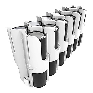 East Brooklyn Labs RadCad Battery Charger and Caddy Drop in The Caddy and Begin Charging Charges 12 AA Rechargeable Batteries Compatible with Most Caddies