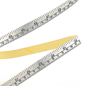 WIN TAPE Workbench Ruler Adhesive Backed Tape Measure 60inch 152cm (Left to Right - Inch/cm)