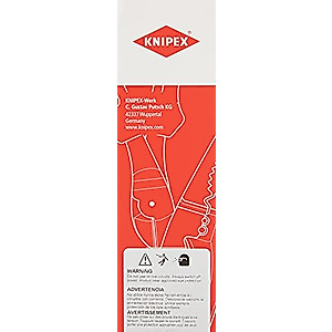 KNIPEX Tools - Carpenters' End Cutting Pliers (5001210),Grips Plastic Coated, Red,210 millimeters